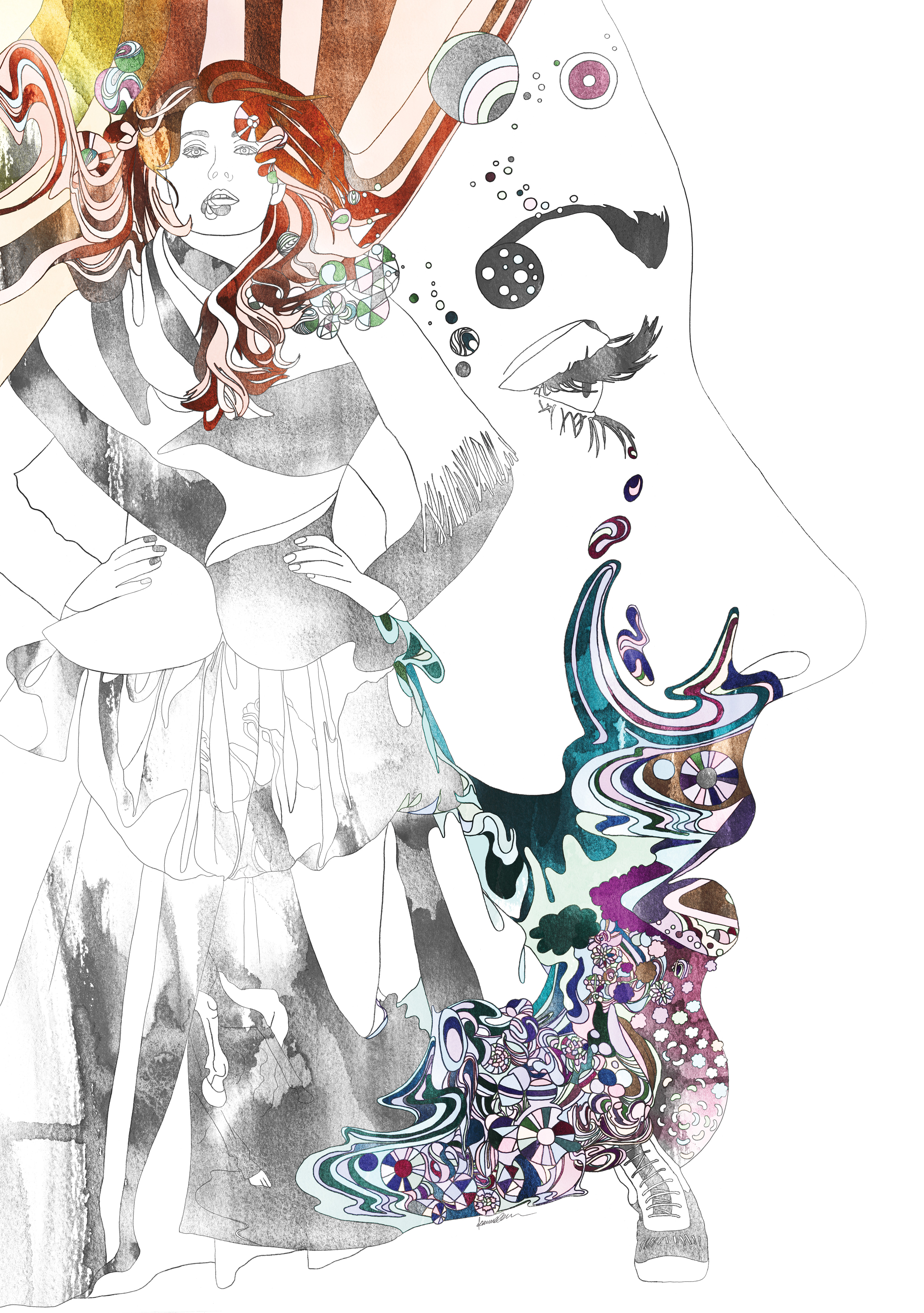 Poster (Gravure) | Deanne Cheuk | Hugo & Marie